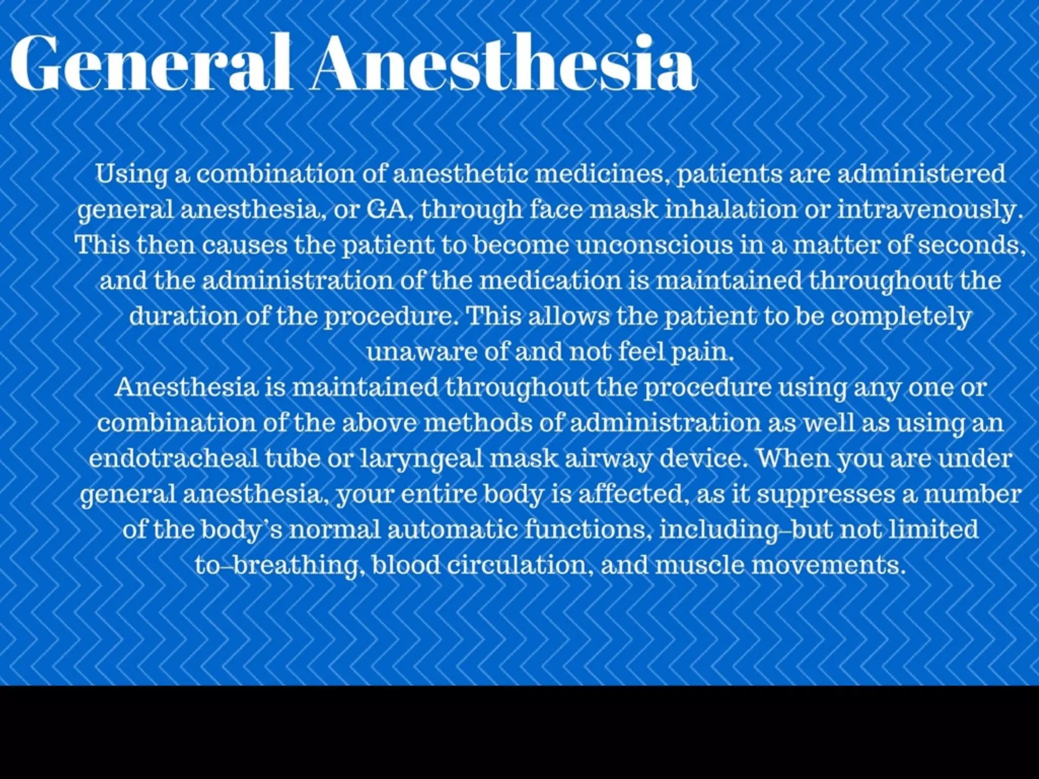Understanding Different Forms Anesthesia | PDF