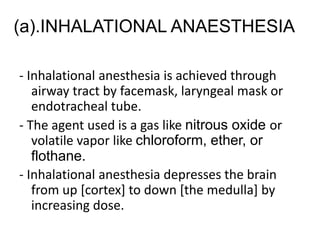 Anesthesia | PPT