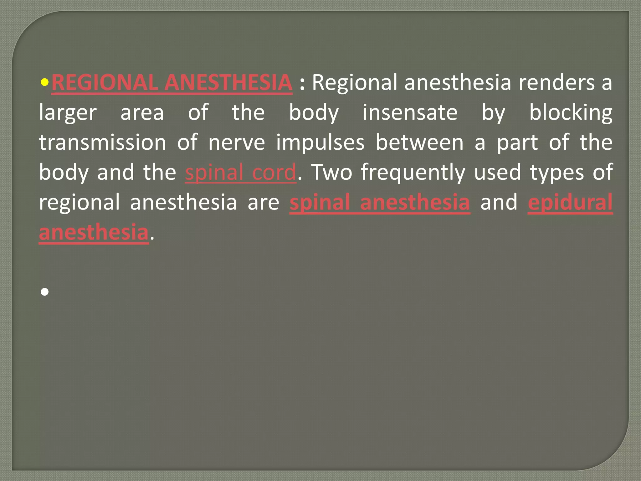 Anesthesia | PPTX