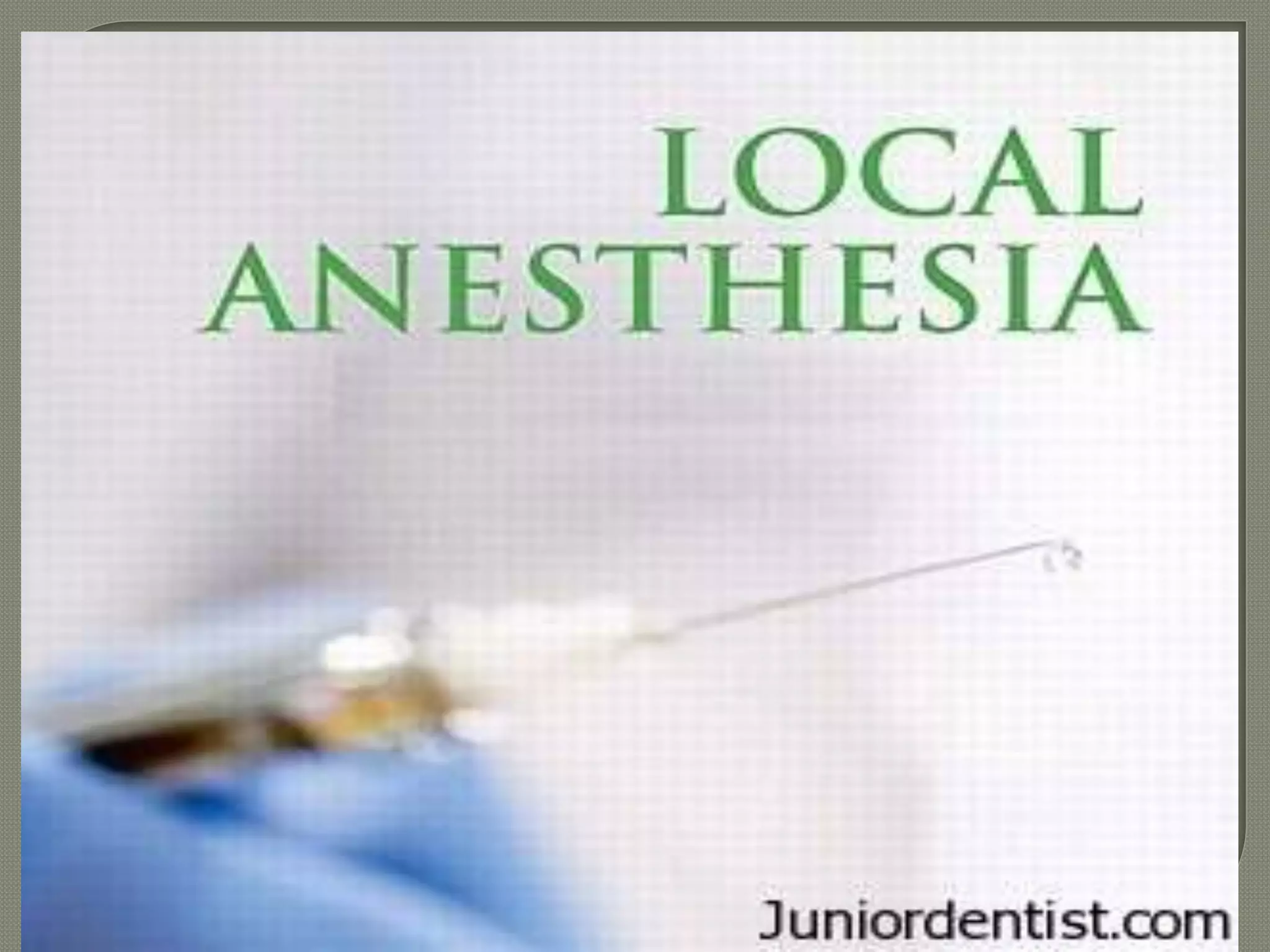 Anesthesia | PPTX