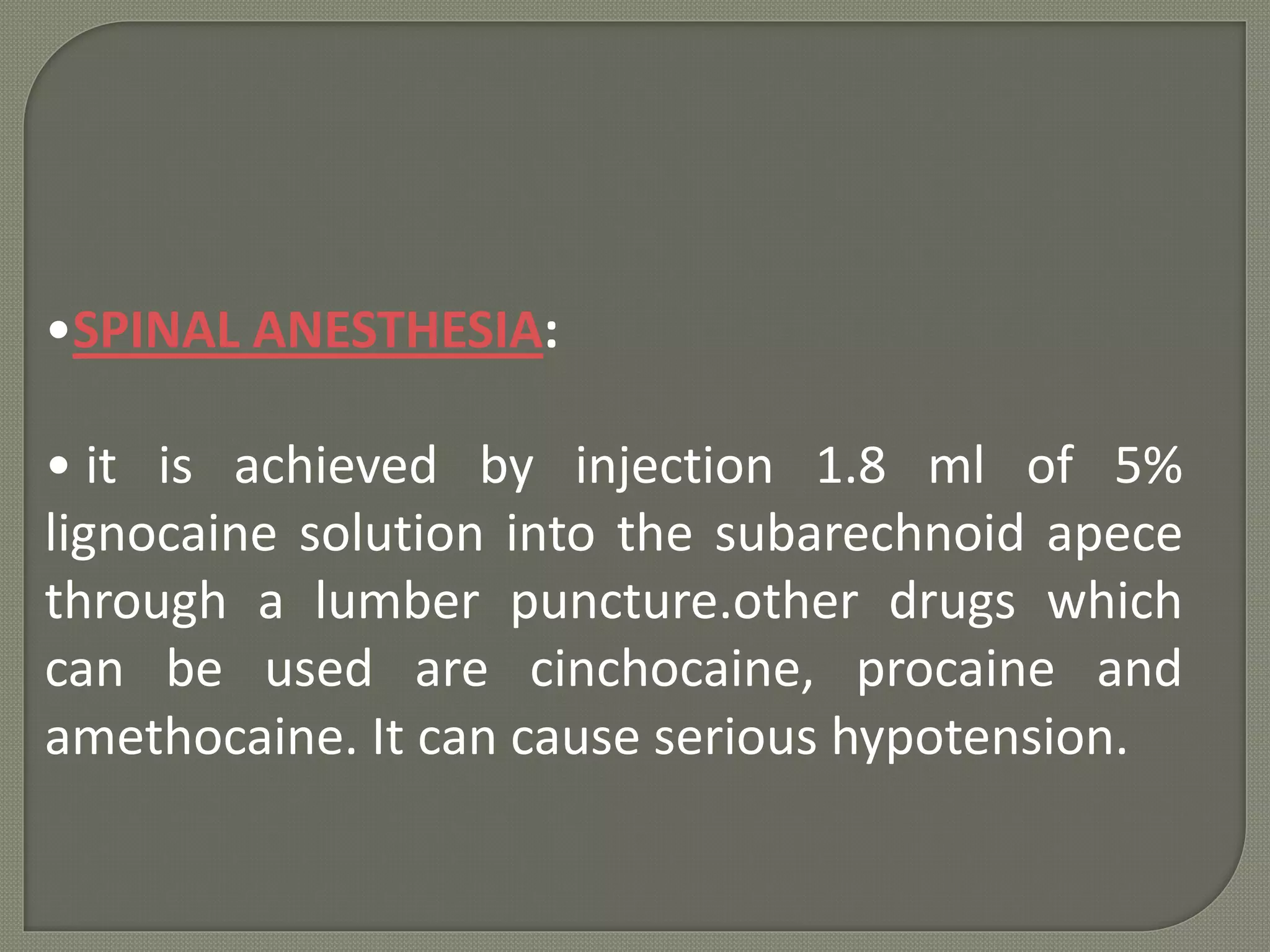 Anesthesia | PPTX