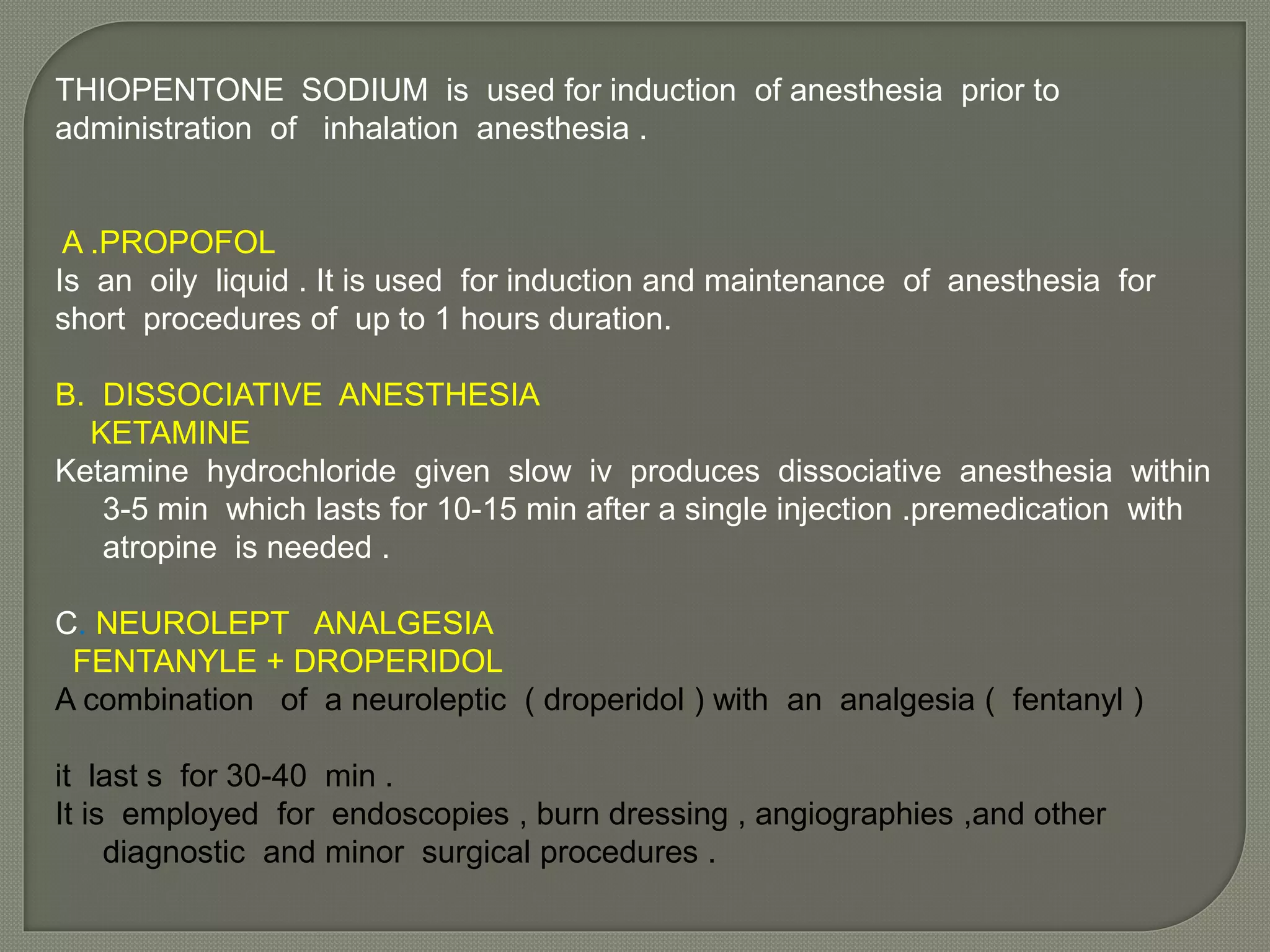 Anesthesia | PPTX