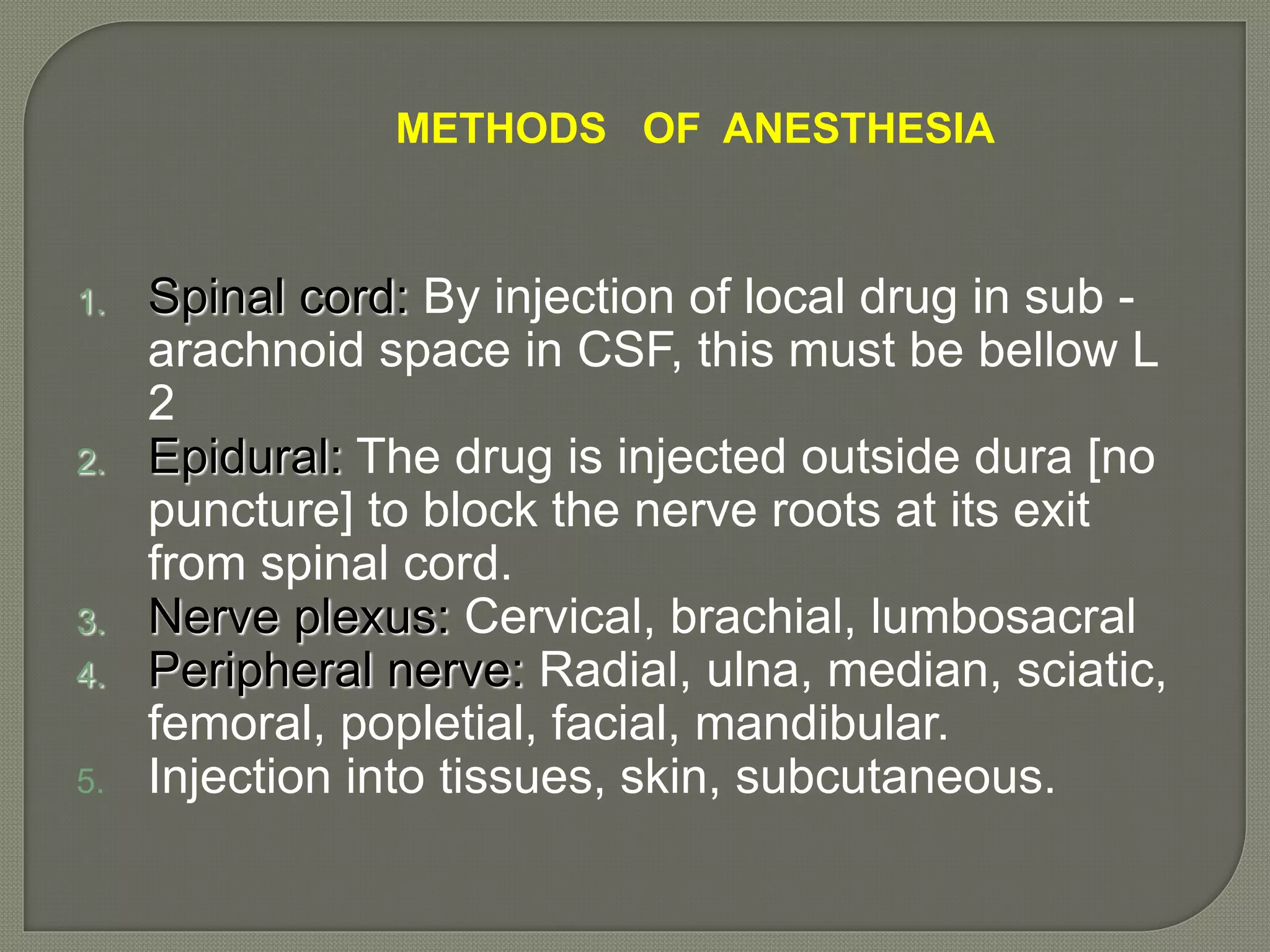 Anesthesia | PPTX
