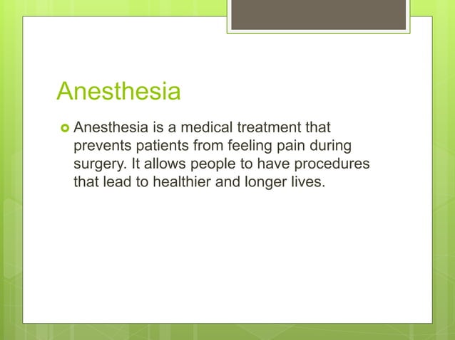 Anesthesia ppt | PPTX | Surgery | Medical Health