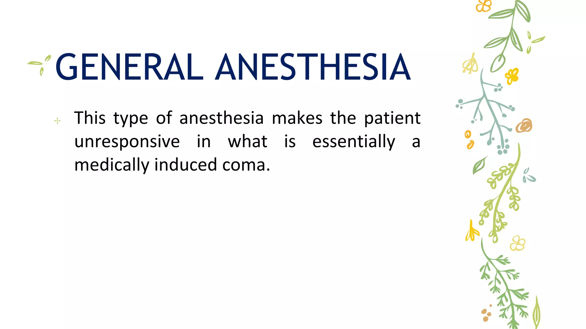 Anesthesia | PPTX