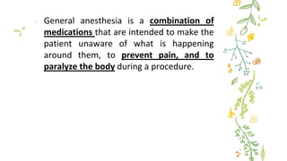 Anesthesia | PPTX