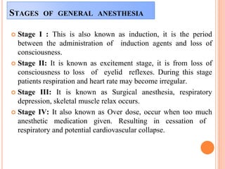 Anesthesia types and complications | PDF