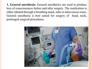 Anesthesia types and complications | PDF