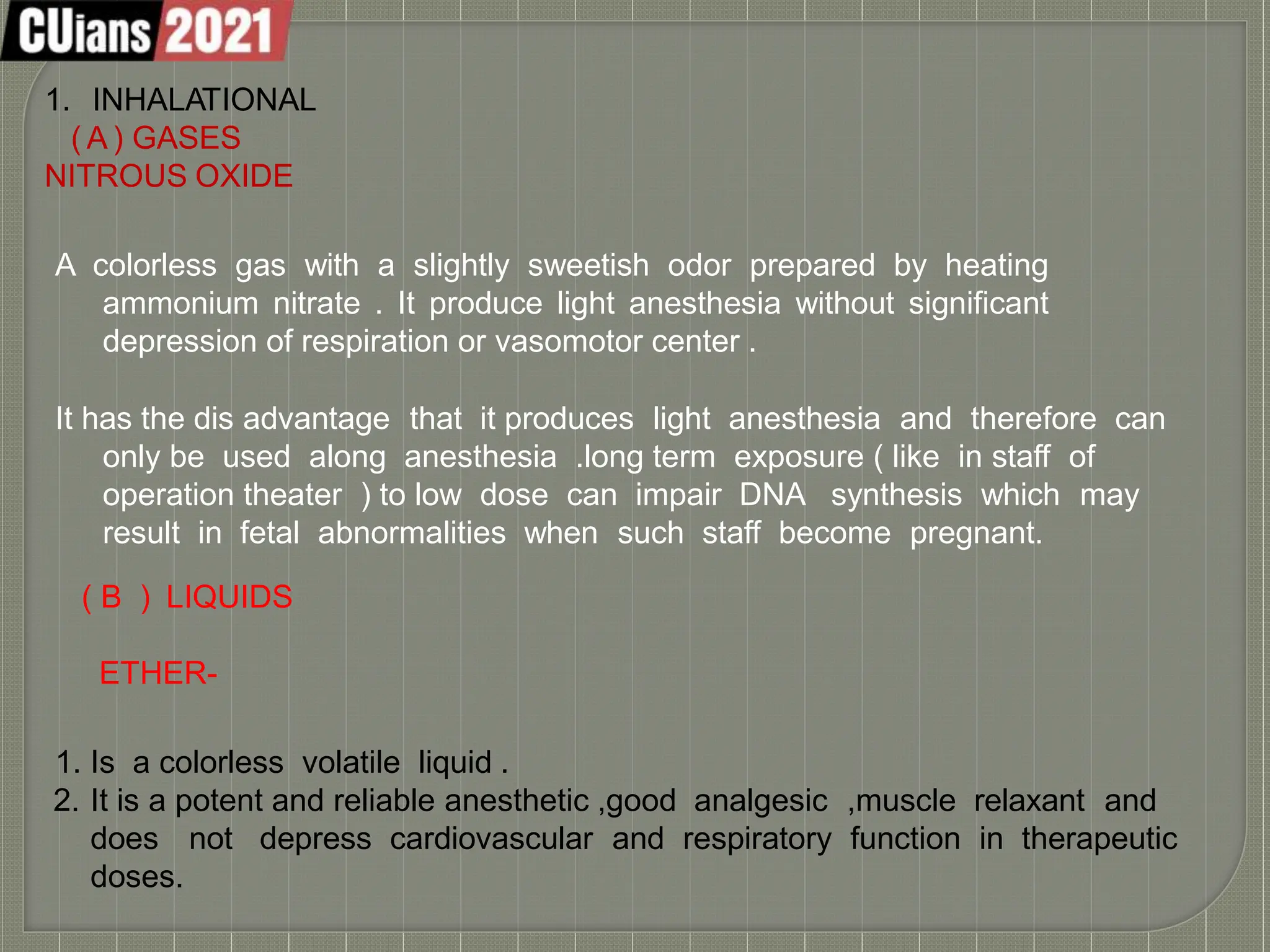 anesthesia ppt medical surgical nursing | PPTX