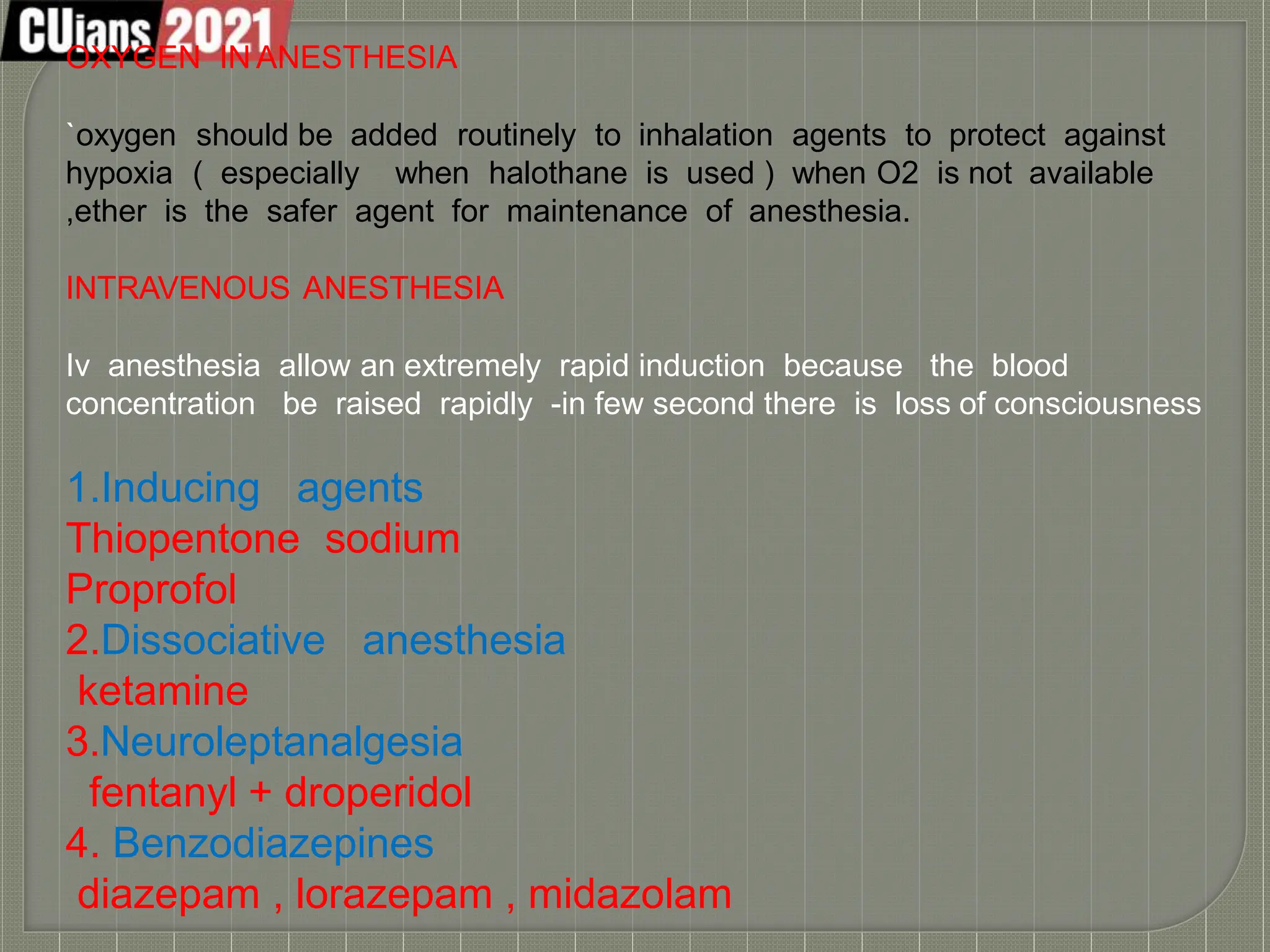 anesthesia ppt medical surgical nursing | PPTX