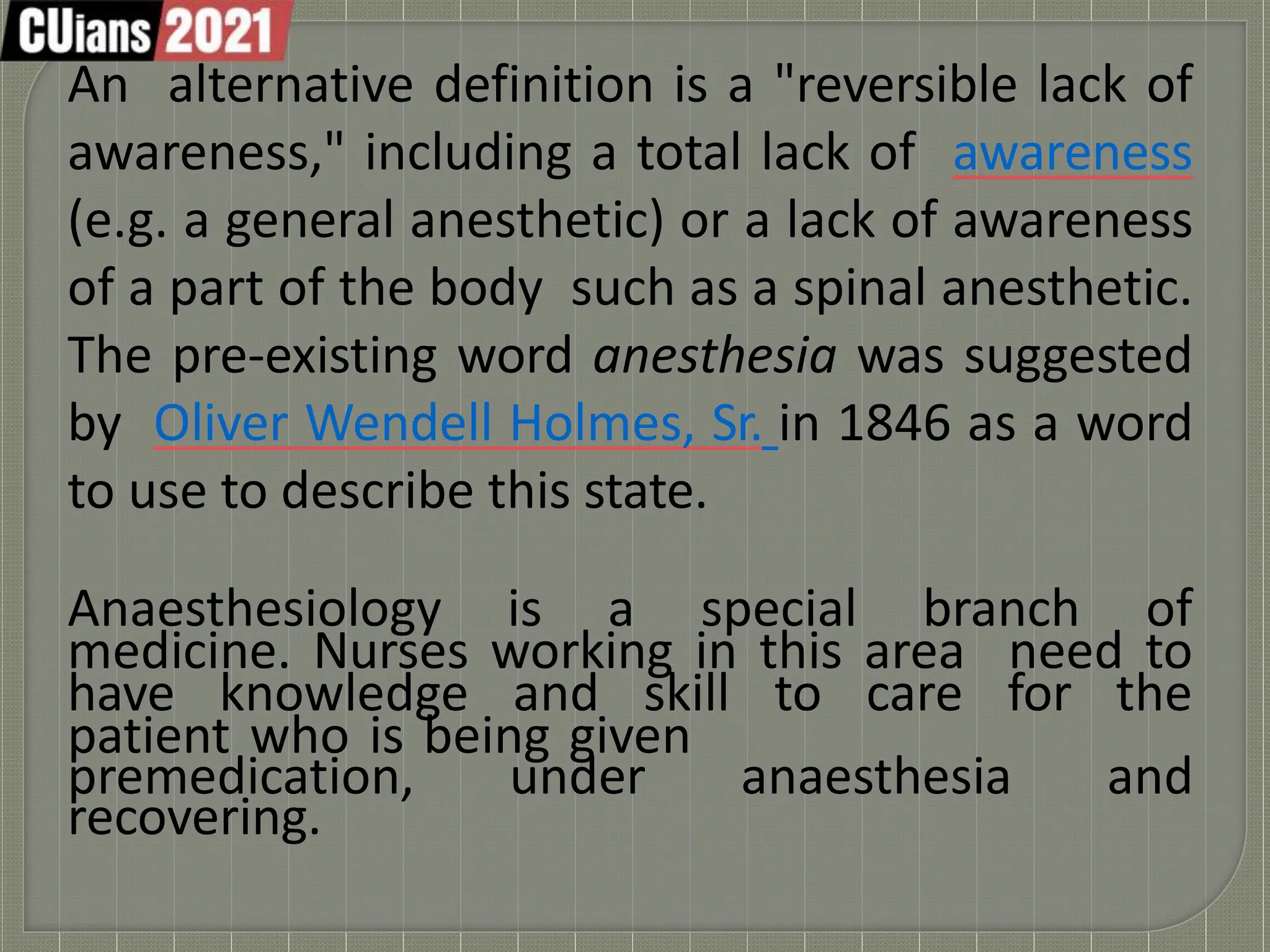 anesthesia ppt medical surgical nursing | PPTX