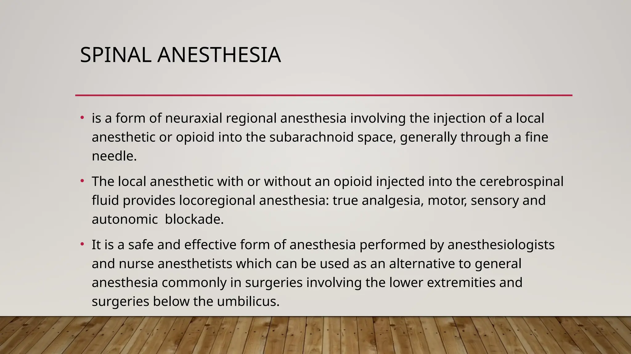 Anesthesia, a comprehensive overview of it | PPTX