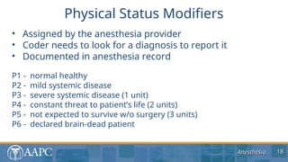 Anesthesia done on a patient before a procedure | PPT