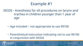 Anesthesia done on a patient before a procedure | PPT