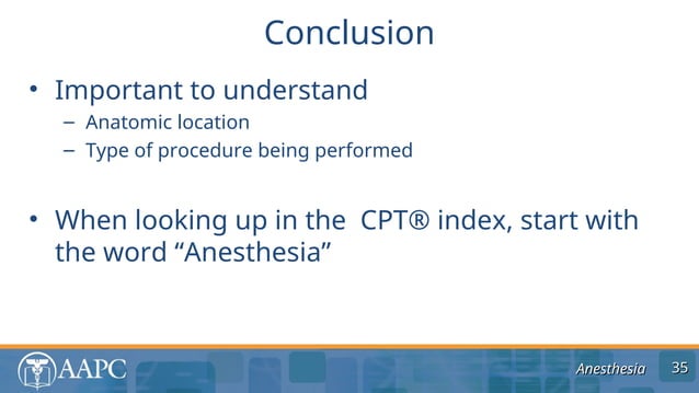 Anesthesia done on a patient before a procedure | PPT