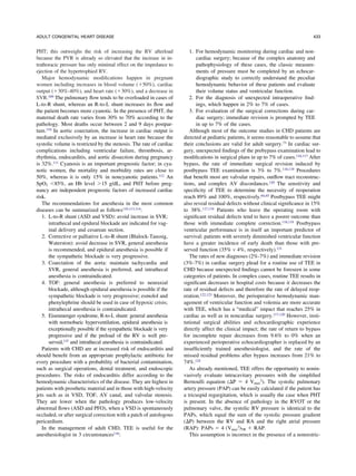 Anesthesia And Congenital Heart Disease | PDF