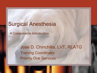 Anesthesia-Components-Introduction and management | PPT