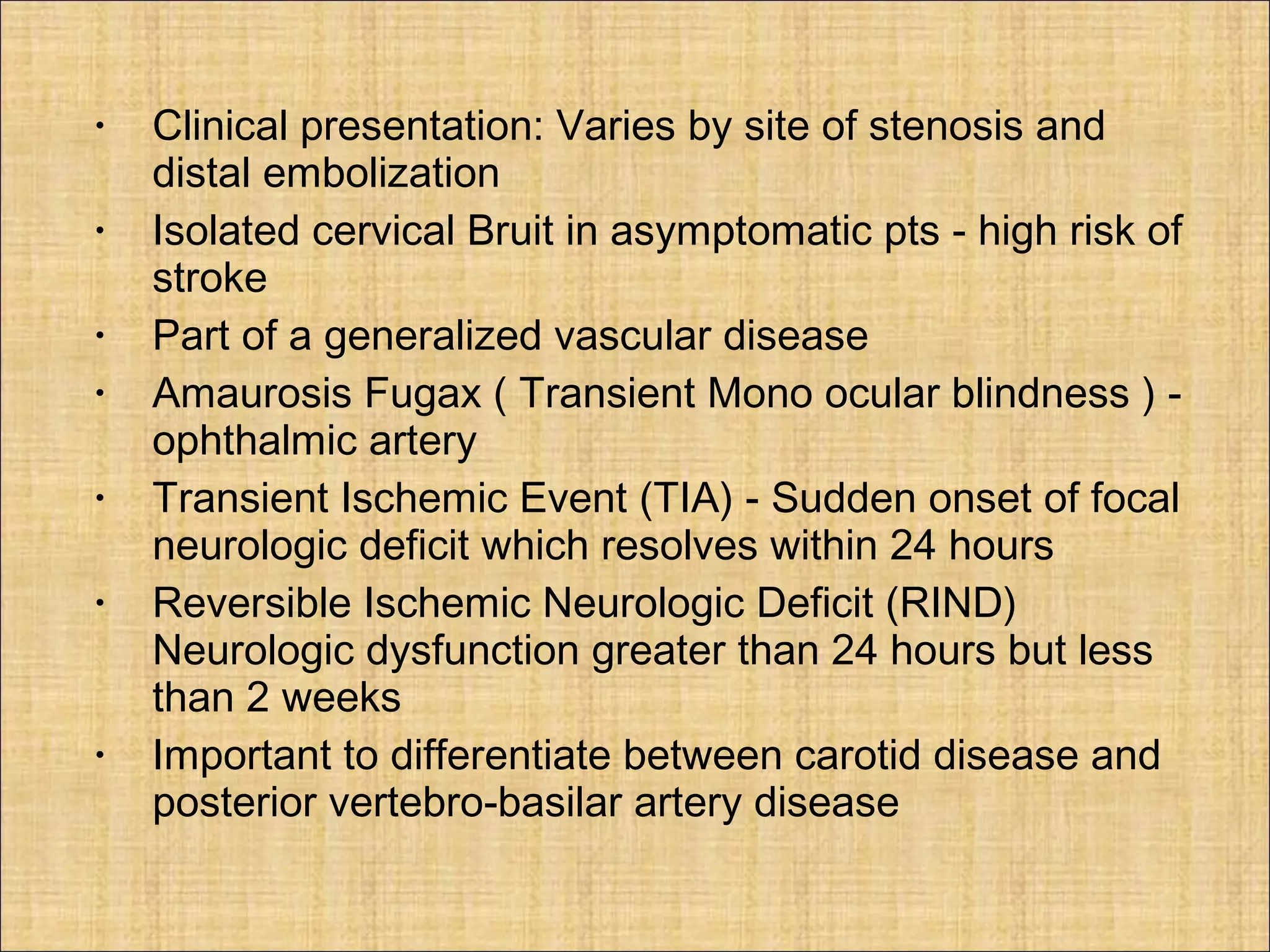 Anesthesia for-carotid-endarterectomy | PPT
