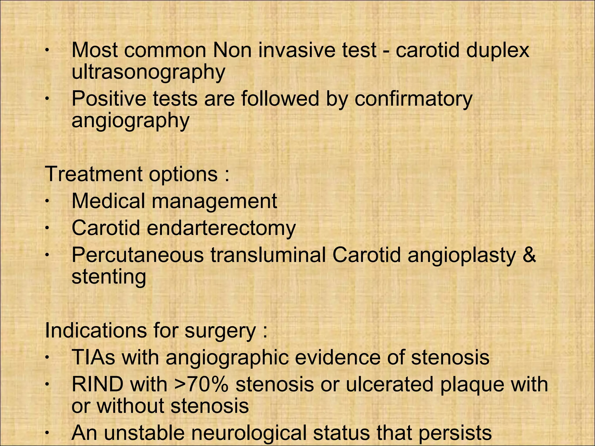 Anesthesia for-carotid-endarterectomy | PPT