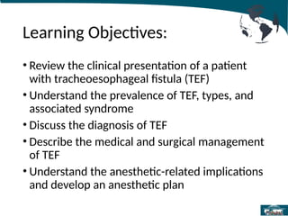 Anesthesia-for-Tracheoesophageal-Fistula-Repair | PPTX