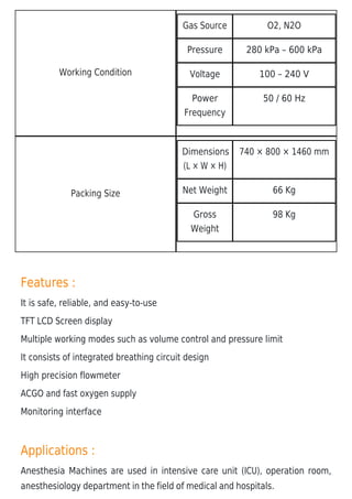 Anesthesia-Machine.pdf | Lung and Respiratory Health | Diseases and ...