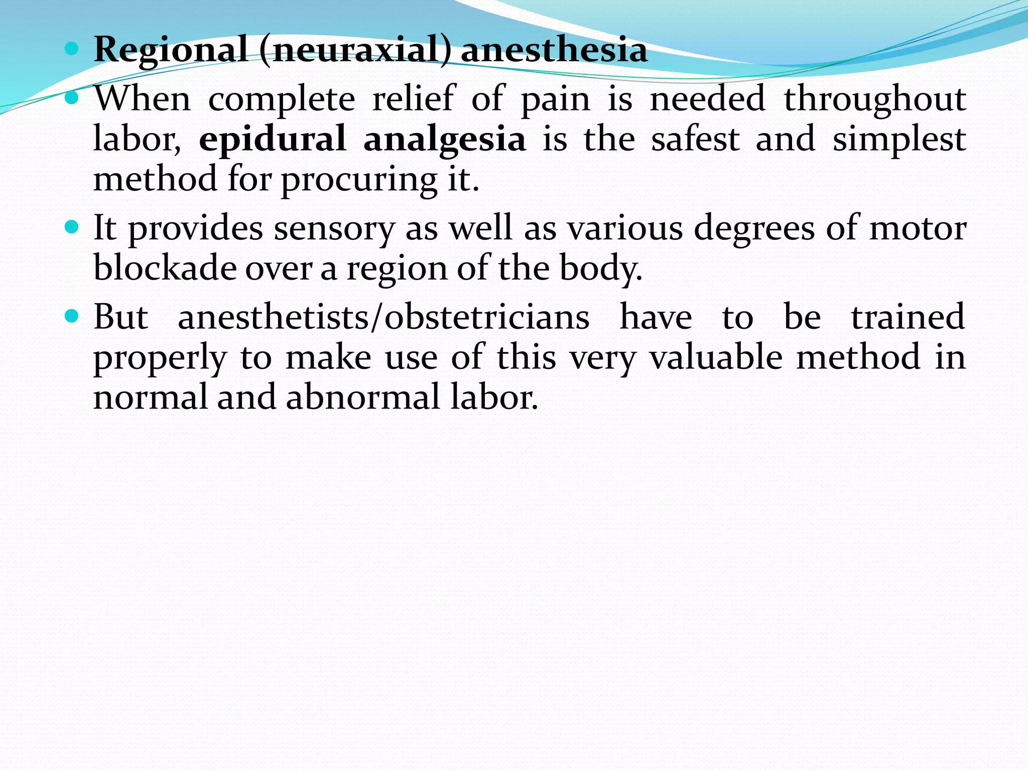 Anesthesia and analgesia in obstetrics.pptx