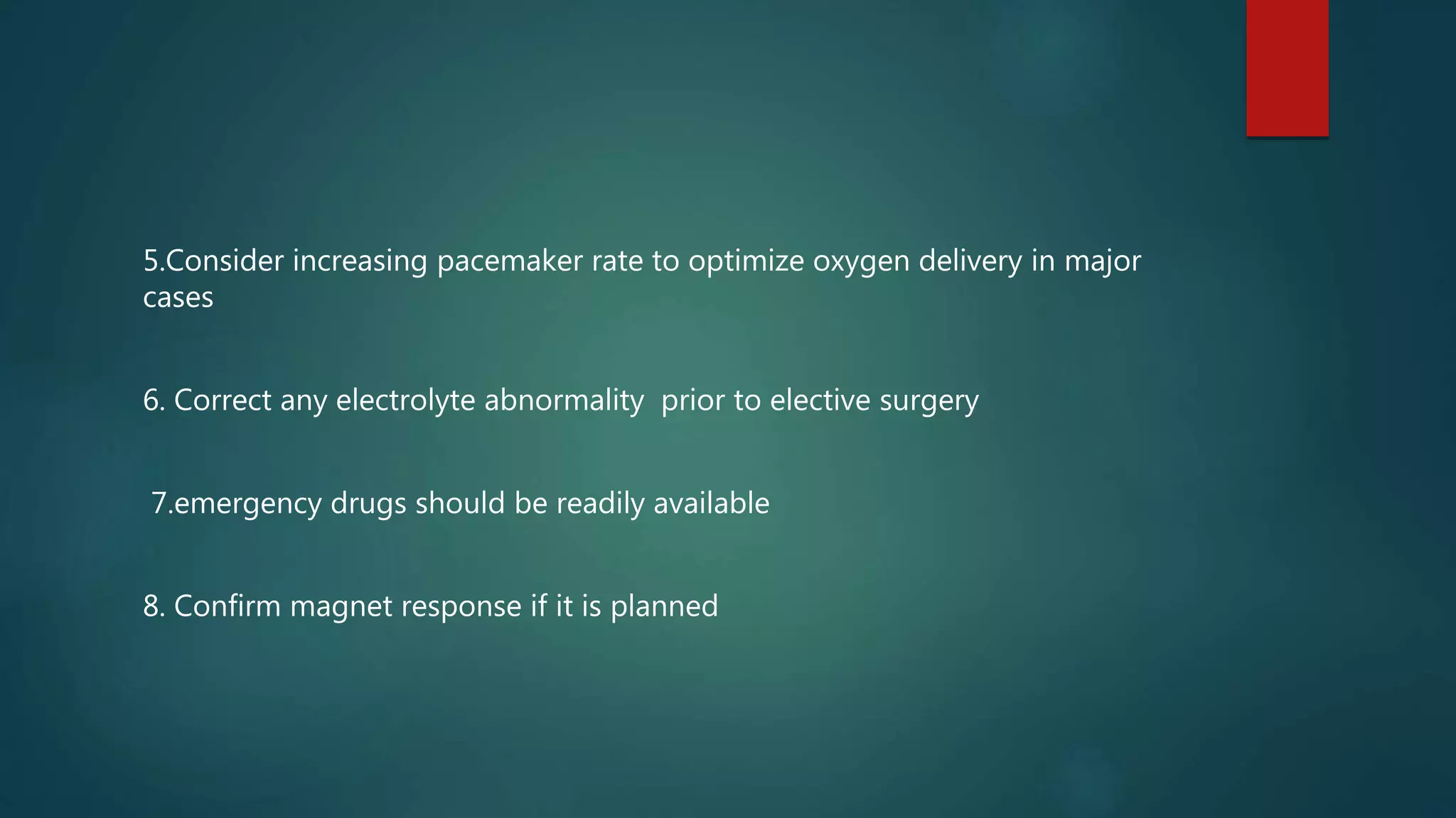Anesthesia and cardiac pacemaker | PPTX