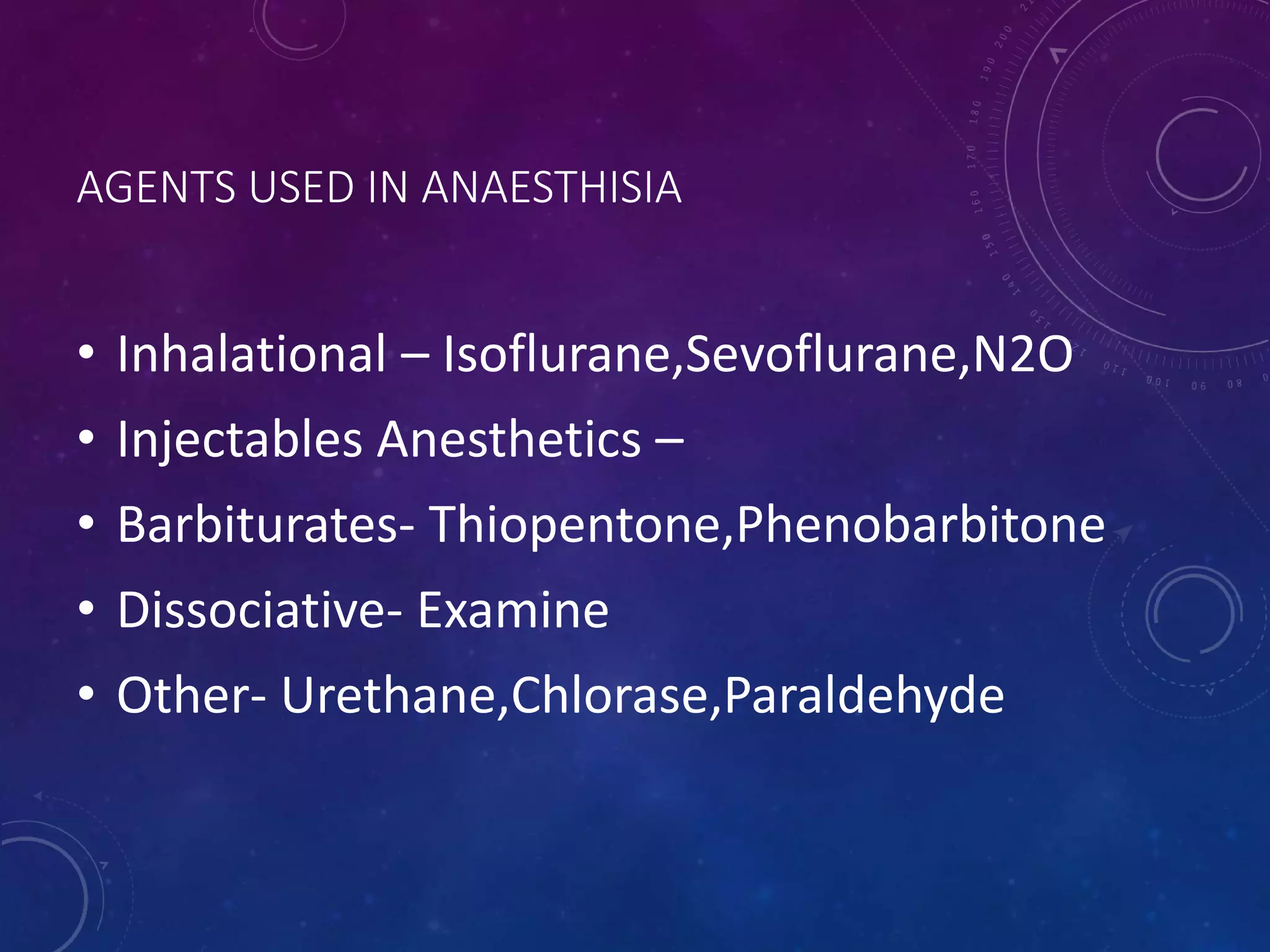 Anesthesia and euthanasia of experimental animal by vivek and naveen | PPTX