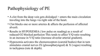 Anesthesia Consideration in pulmonary embolism .pptx