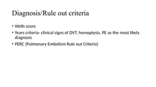 Anesthesia Consideration in pulmonary embolism .pptx