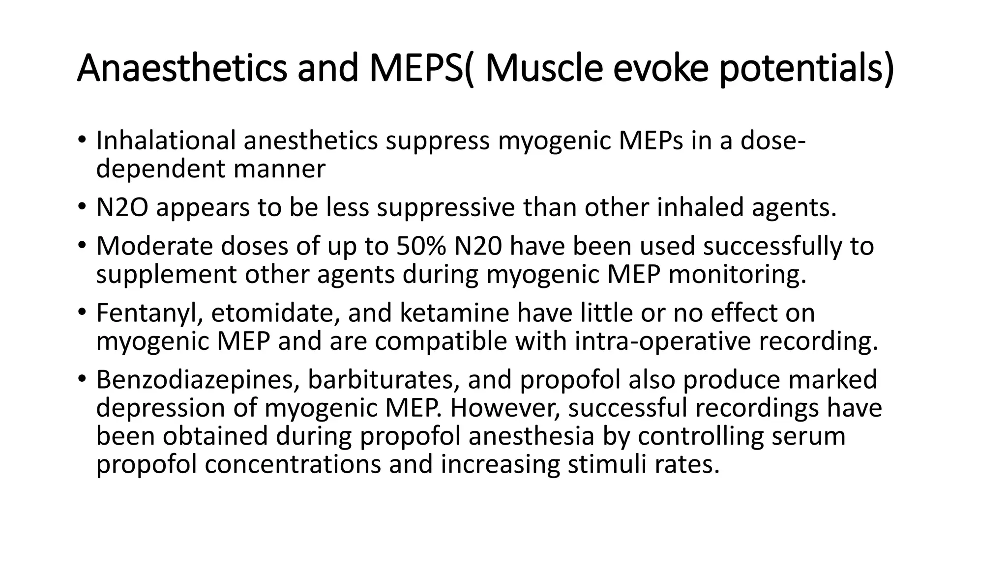 Anesthesia consideration in spine surgery | PPTX