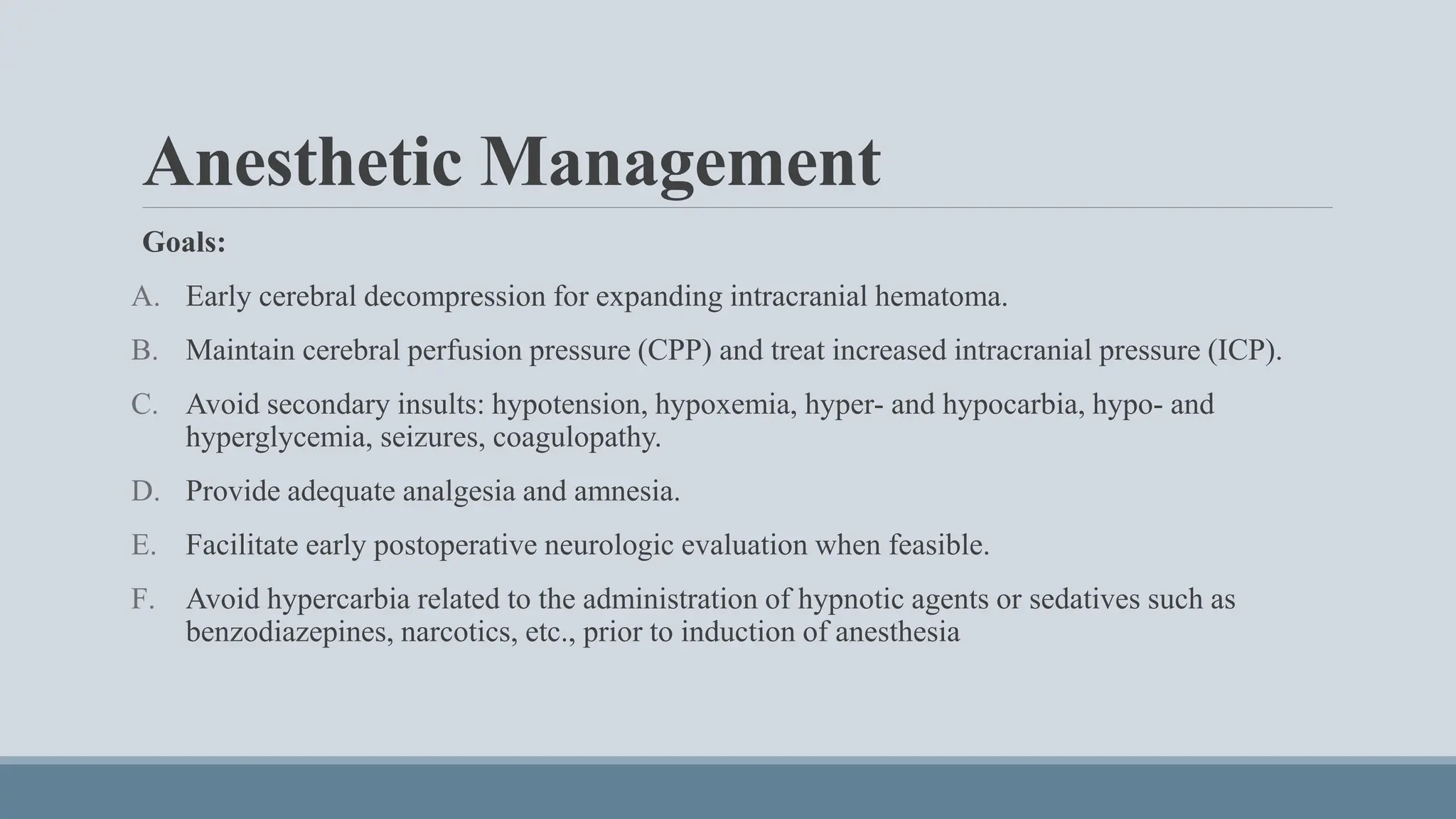 Anesthesia Considerations for Traumatic Brain Injury - Dr.Qazi.pptx