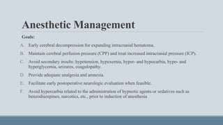 Anesthesia Considerations for Traumatic Brain Injury - Dr.Qazi.pptx