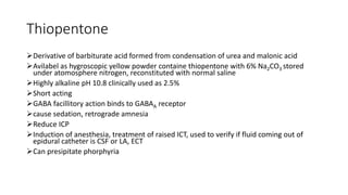 Anesthesia Drugs and Drugs used in resuscitation 1.pptx