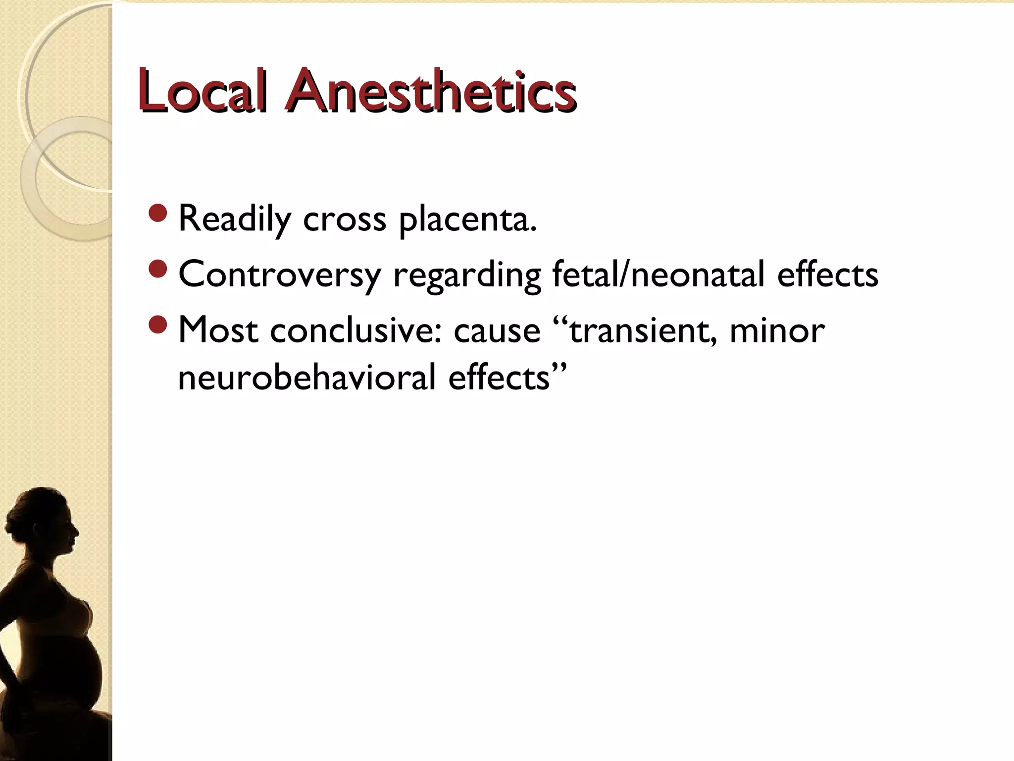 Anesthesia During Pregnancy | PPT