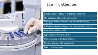 anesthesia evolution.pptx history of anaesthesia machine | PPTX