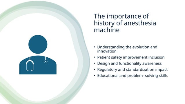 anesthesia evolution.pptx history of anaesthesia machine | PPTX