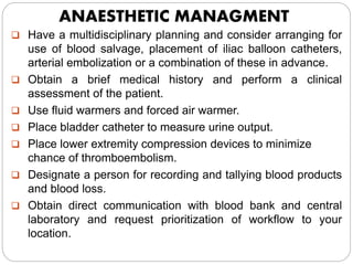 Anesthesia for ANTEPARTUM HAEMORHHAGE (APH) | PPTX