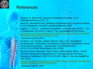 Anesthesia for Autonomic Hyperreflexia Case Presentation Review.pptx
