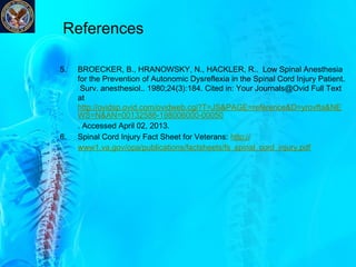 Anesthesia for Autonomic Hyperreflexia Case Presentation Review.pptx