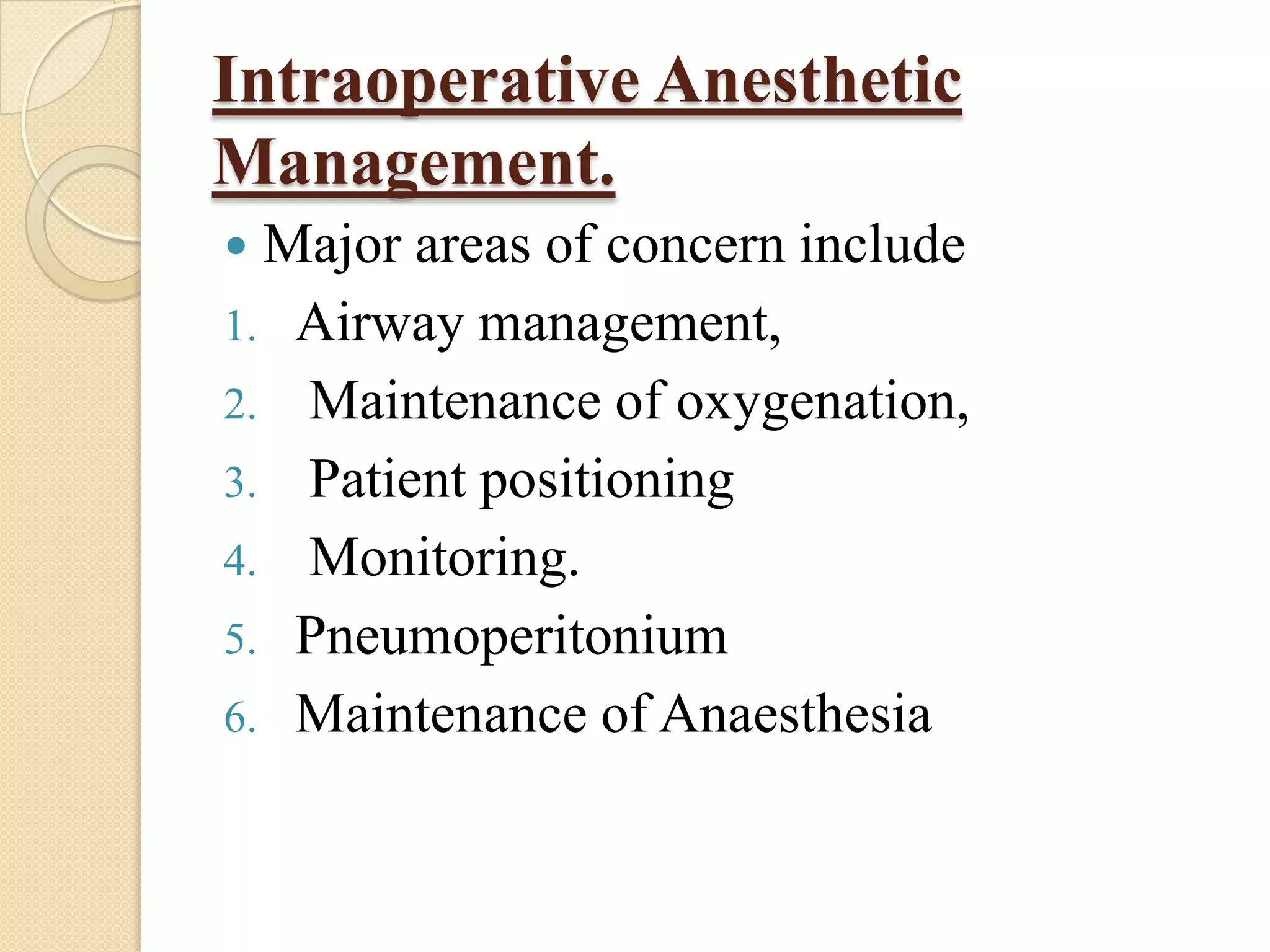Anesthesia for bariatric surgery | PPTX