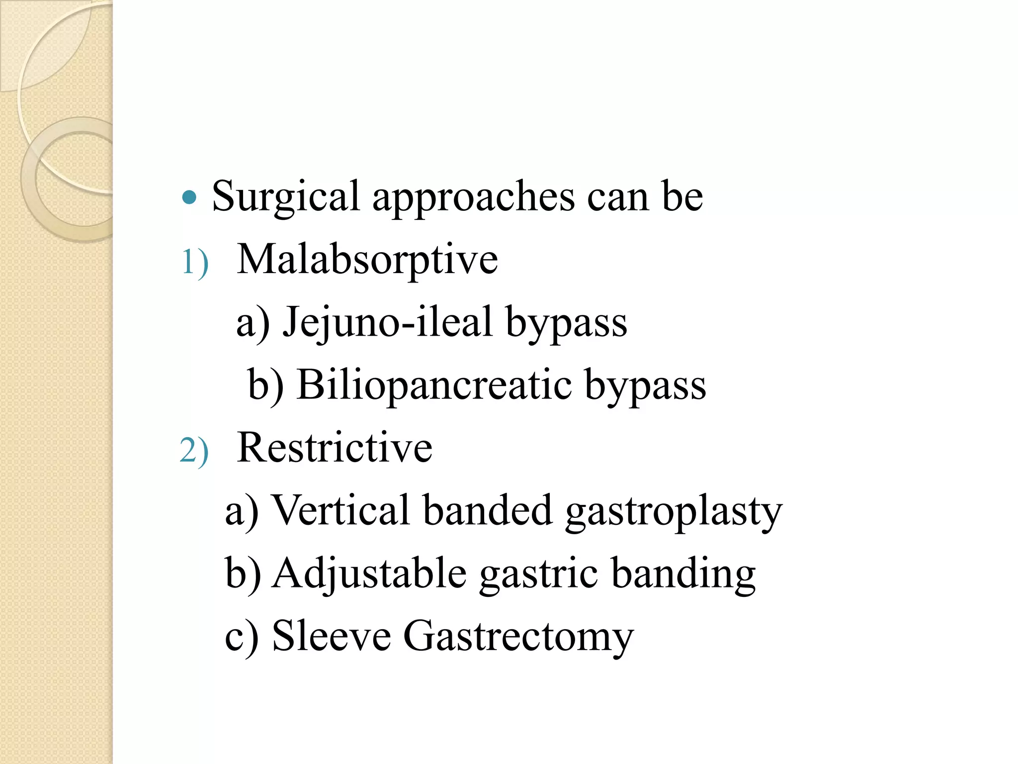 Anesthesia for bariatric surgery | PPTX