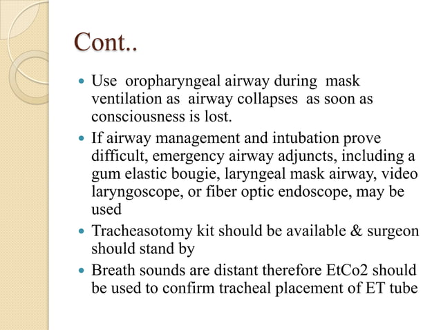 Anesthesia for bariatric surgery | PPTX