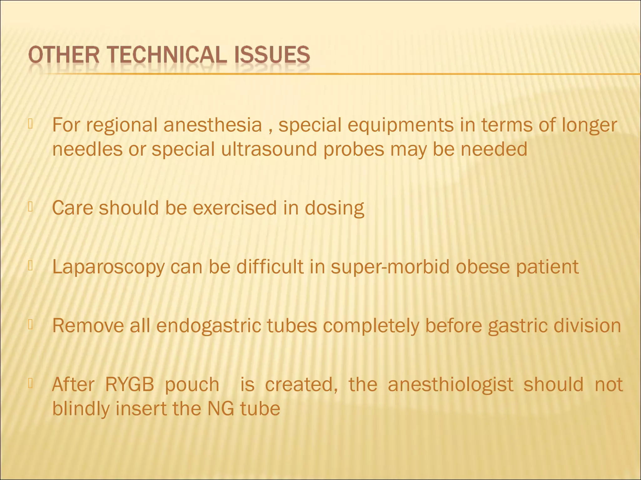 Anesthesia for bariatric surgery asma | PPT