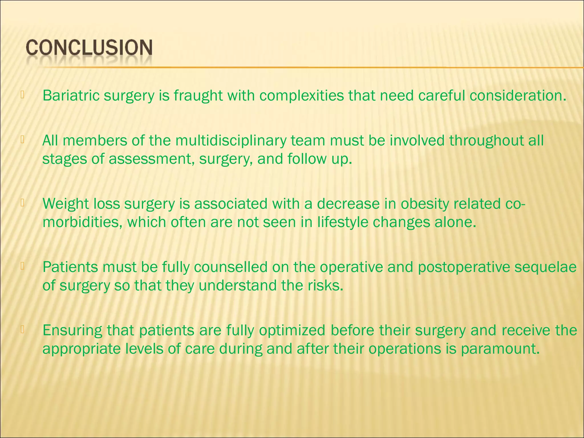 Anesthesia for bariatric surgery asma | PPT