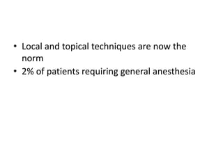Anesthesia for cataract surgery | PPTX