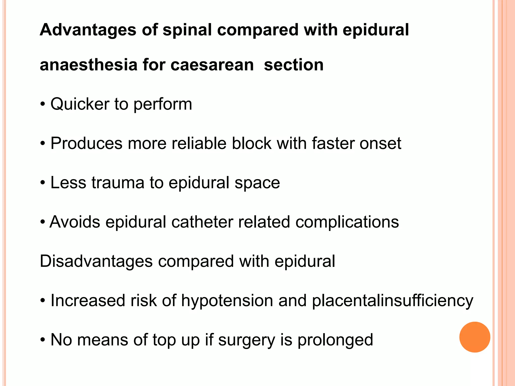 Anesthesia for cesearan section.ppt