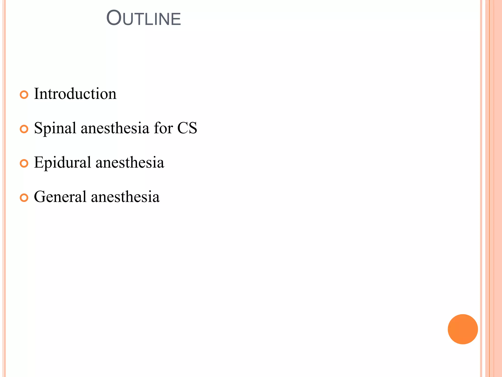 Anesthesia for cesearan section.ppt