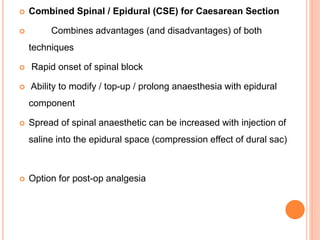 Anesthesia for cesearan section.ppt