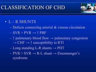 Anesthesia for children with Congenital Heart Disease | PDF